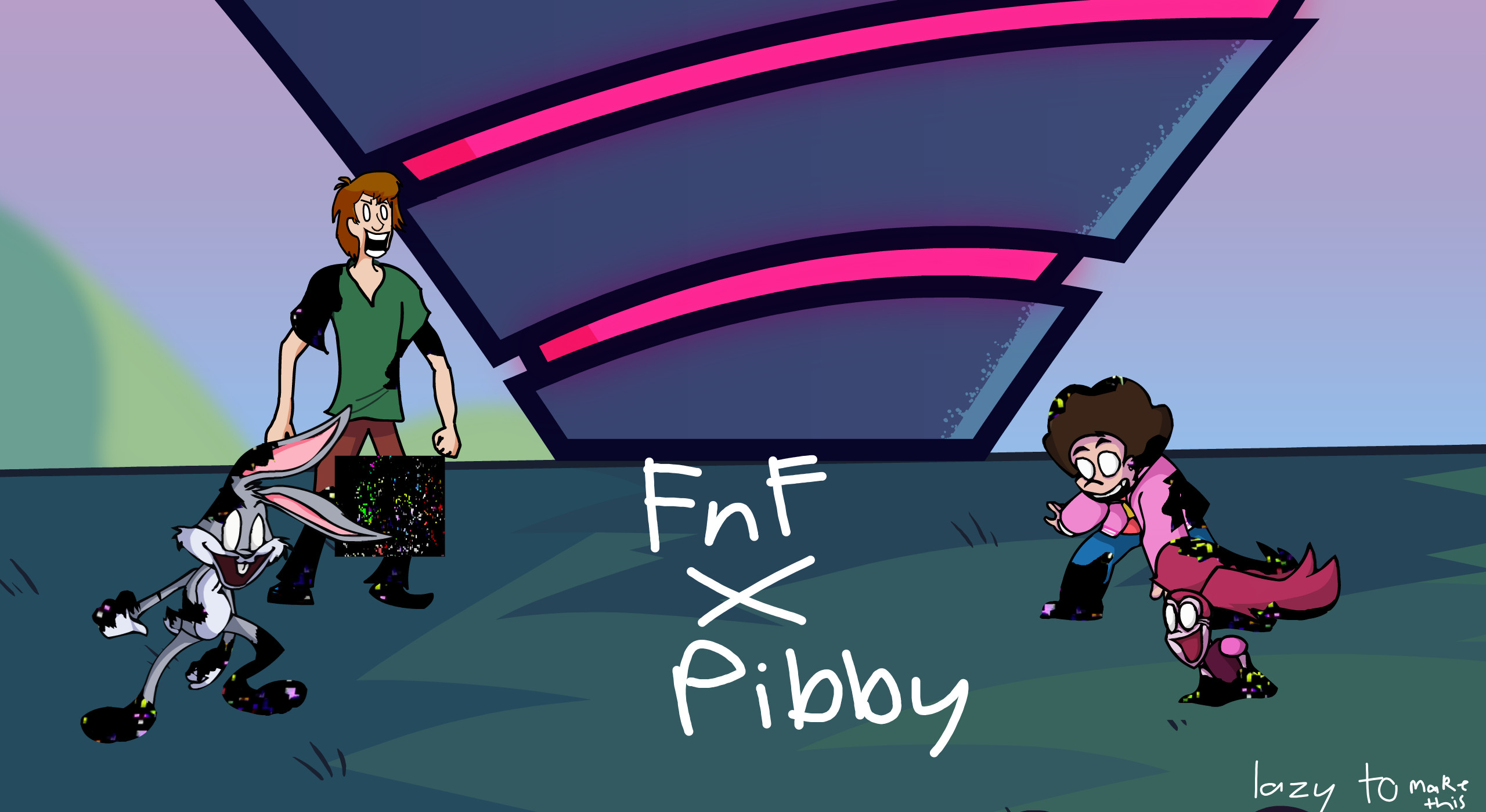 FNF X Pibby! (Steven and Spinel) [Friday Night Funkin'] [Mods]