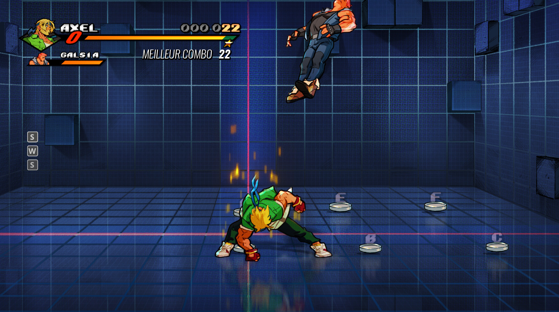 Axel SOR4 - Green palette Mod for Streets of Rage 4 | SOR4 Mods