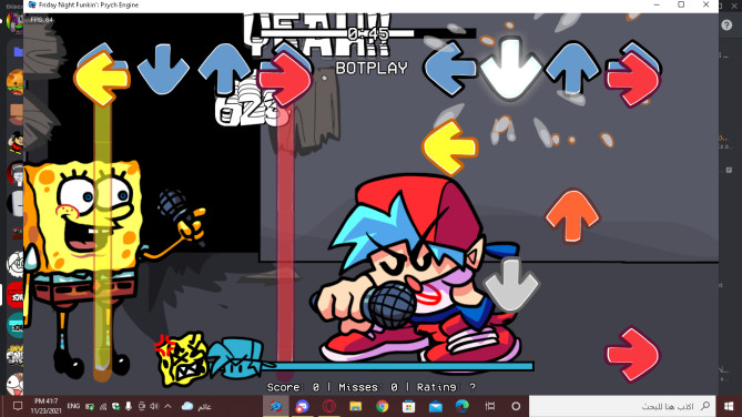 spong sings kaboom Mod for Friday Night Funkin' | FNF Mods