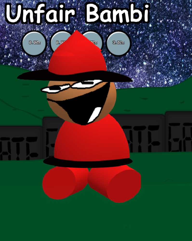 unfair bambi but not that insane Mod for Friday Night Funkin' | FNF Mods