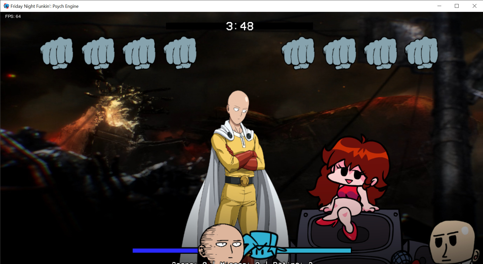 VS Saitama Mod for Friday Night Funkin' | FNF Mods