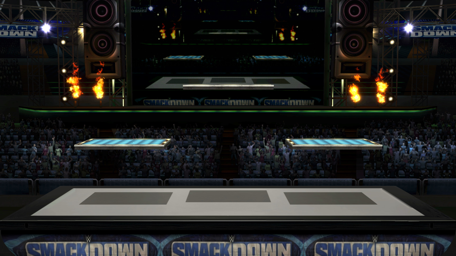 WWE Raw & Smackdown Boxing Ring Mod for Super Smash Bros. Ultimate ...