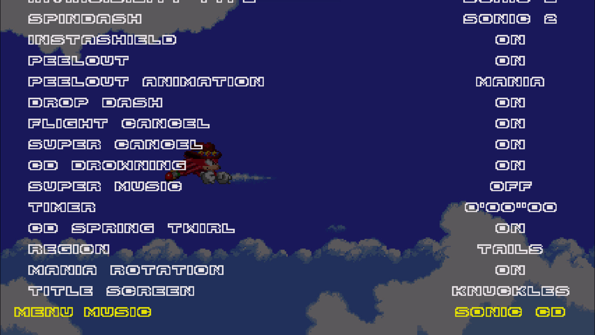 Menu Music Toggle Mod for Sonic The Hedgehog 2 Absolute | S2A Mods