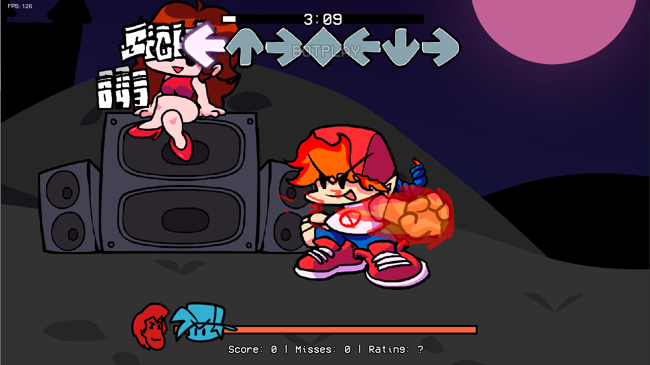 Fire Boyfriend on Shaggy mod Mod for Friday Night Funkin' | FNF Mods