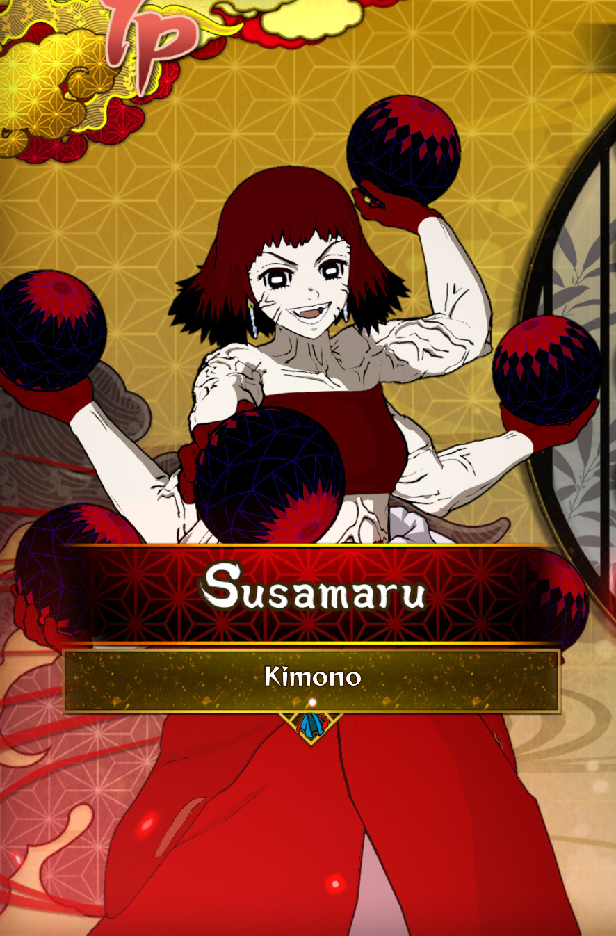 Red And Black Susumaru Mod for Demon Slayer: The Hinokami Chronicles ...