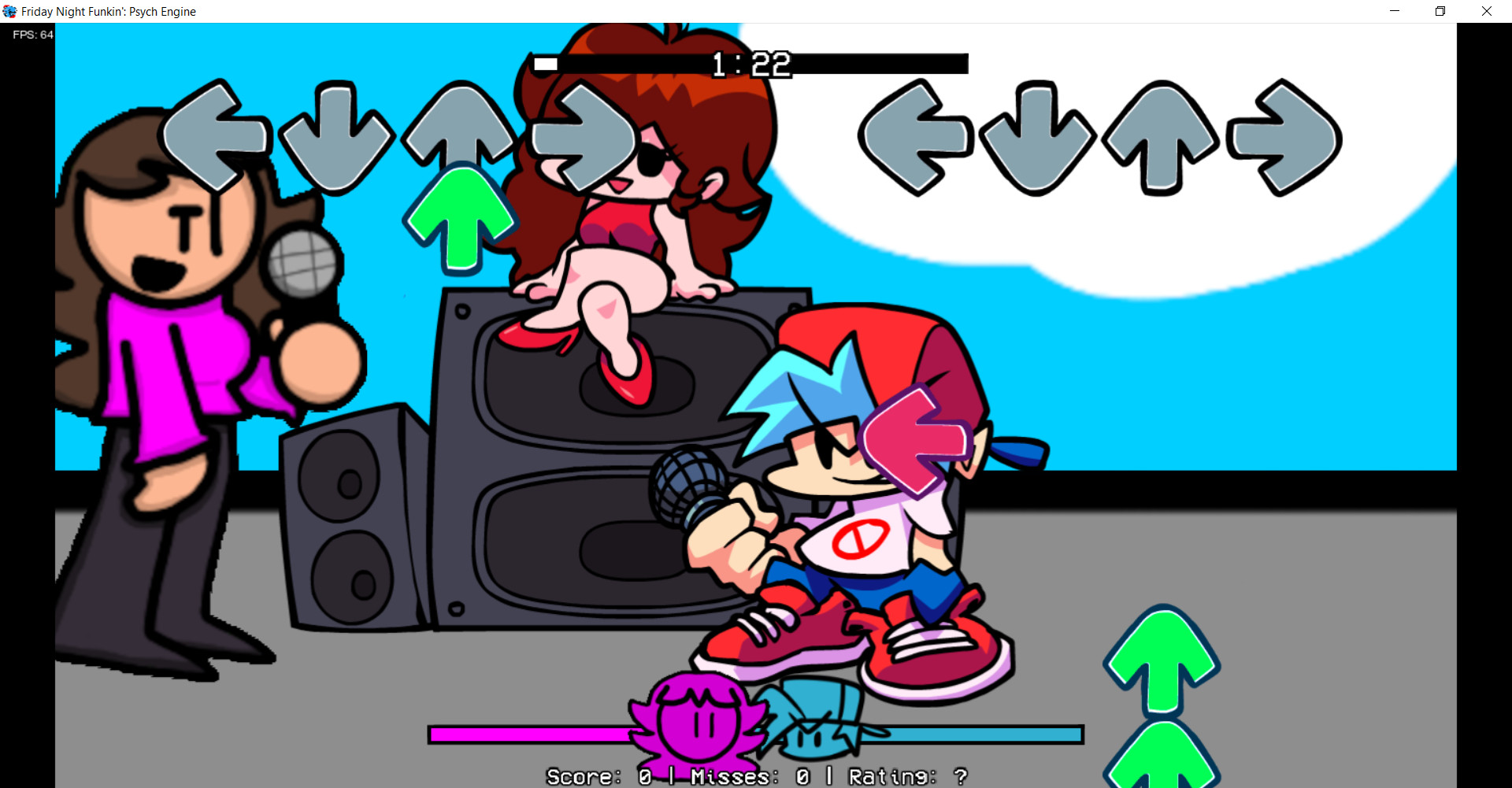 FNF Vs [some girl] V1 Release (very poo poo mod) Mod for Friday Night ...
