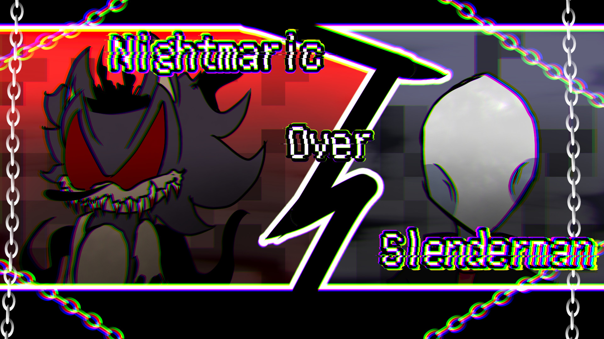 Nightmaric Over Slenderman! Mod for Friday Night Funkin' | FNF Mods