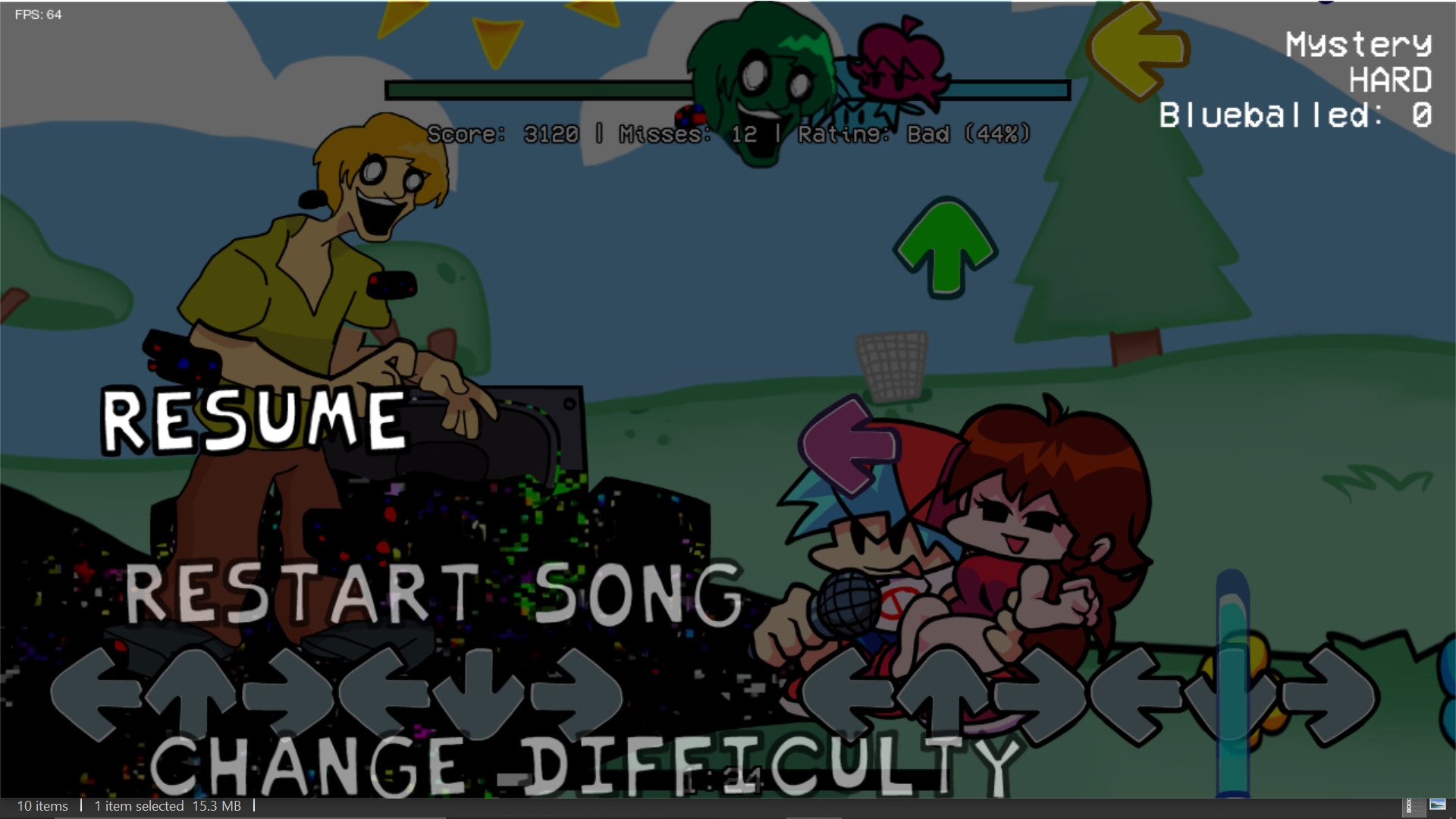 Mystery but its 6 keys Mod for Friday Night Funkin' | FNF Mods