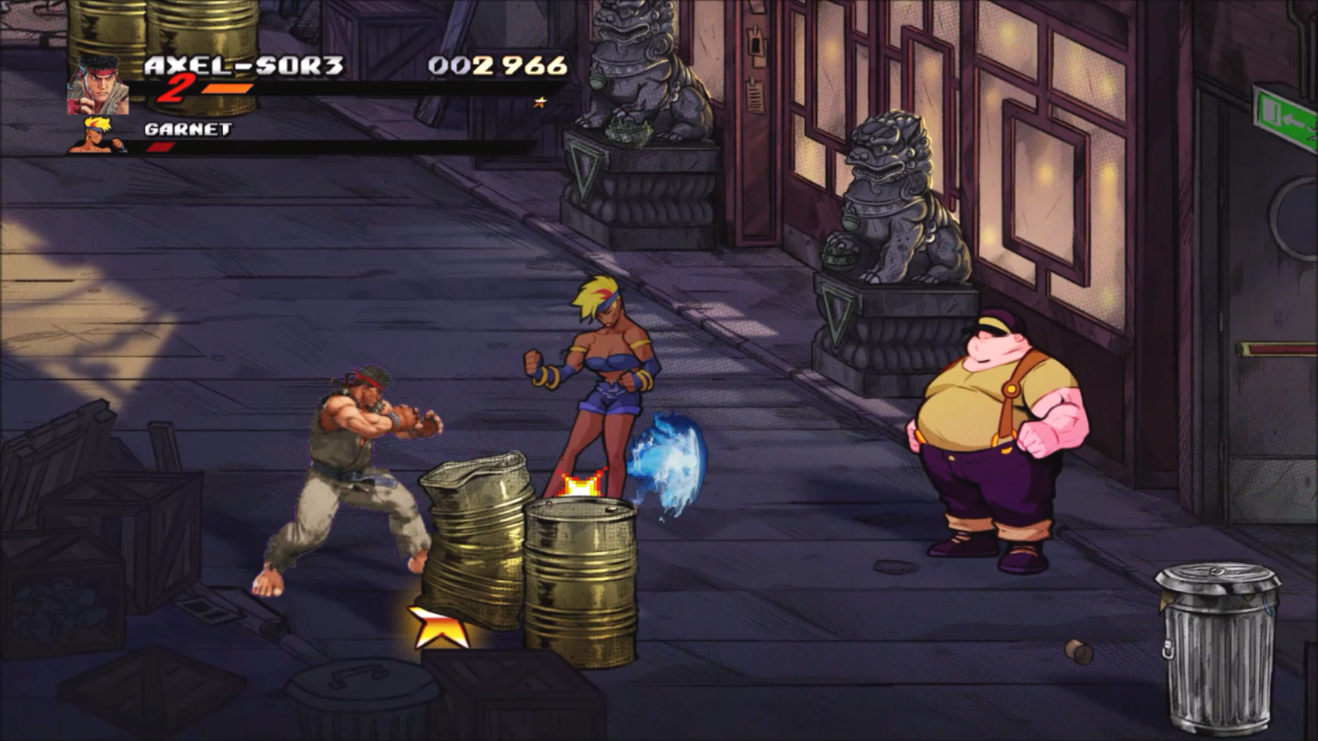 Ryu SFV over SOR3Axel Mod for Streets of Rage 4 | SOR4 Mods
