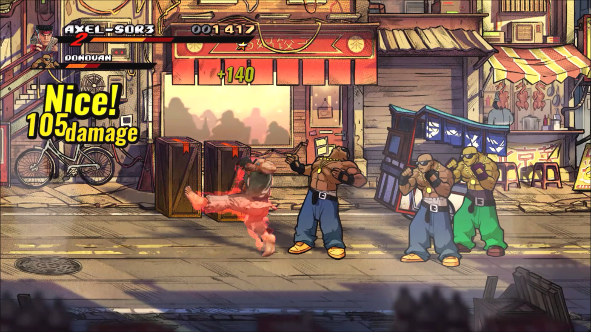 Ryu SFV over SOR3Axel Mod for Streets of Rage 4 | SOR4 Mods