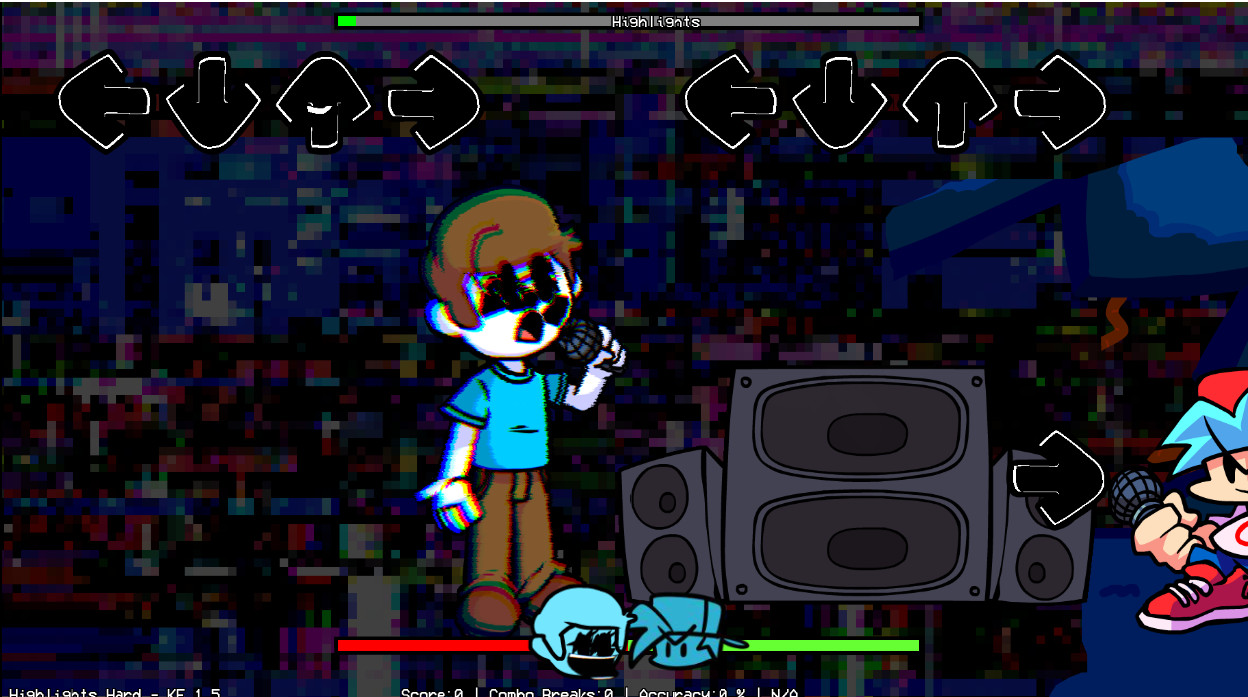 Fnf apocalypse V.S. Nonsense glitch Mod for Friday Night Funkin' | FNF Mods