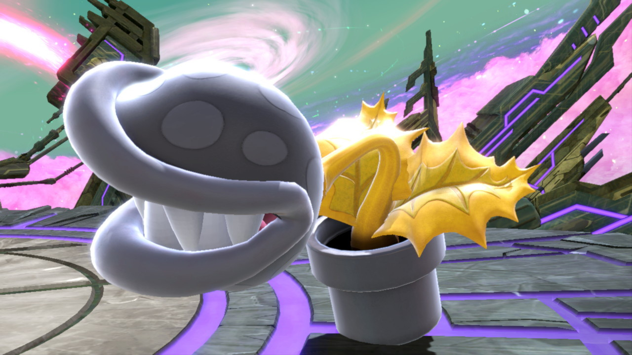 Muncher Piranha Plant + Castle Pipe Mod for Super Smash Bros. Ultimate ...