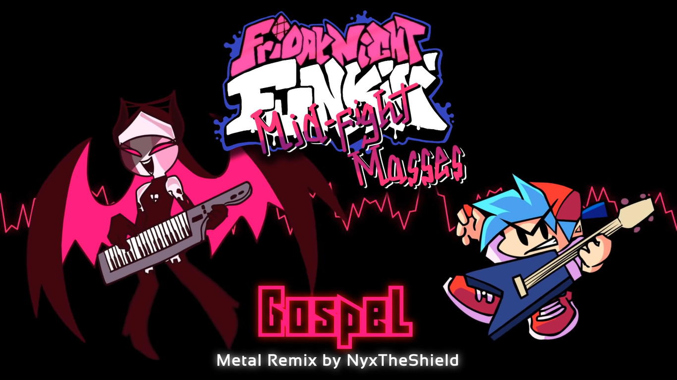 NyxtheSheild Gospel Metal Remix Mod for Friday Night Funkin' | FNF Mods