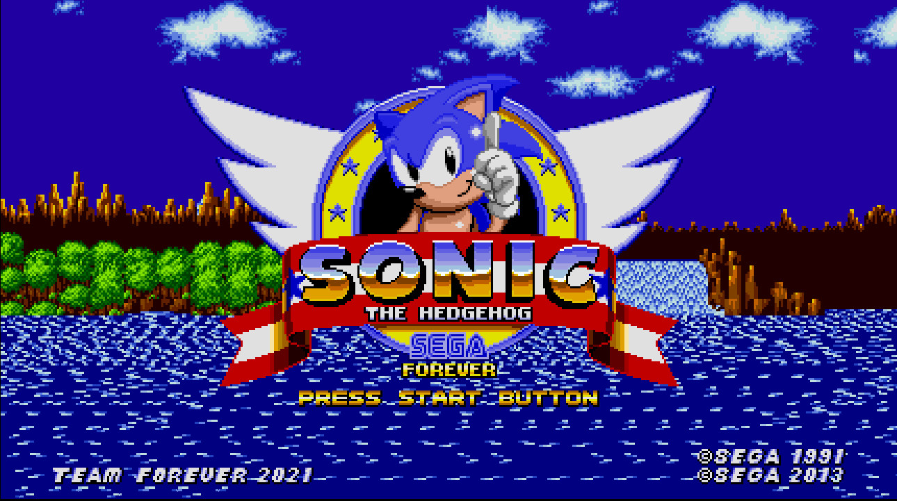 Sonic 2 Absolute styled title screen Mod for Sonic the Hedgehog Forever ...