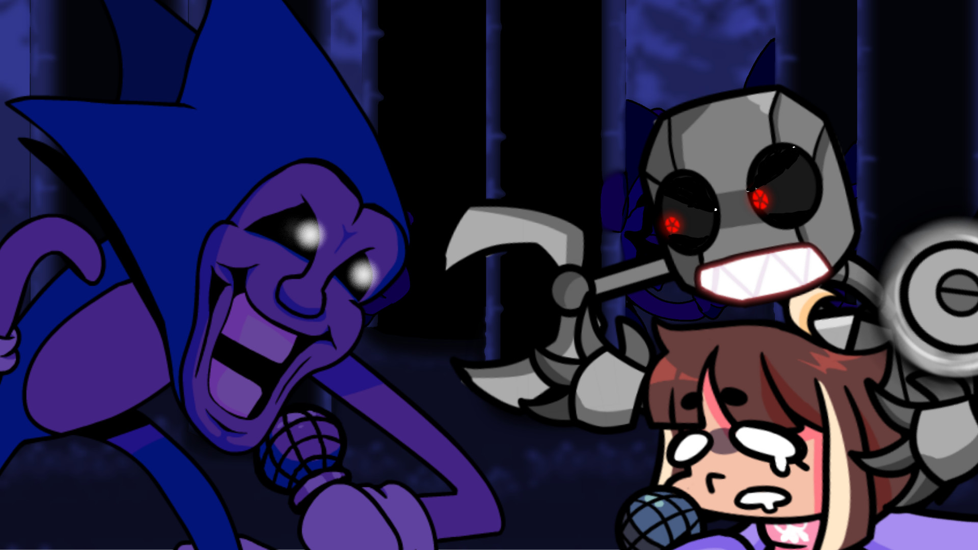 Left Unchecked Infinite (Majin Sonic vs Kb Robot C Mod for Friday Night ...