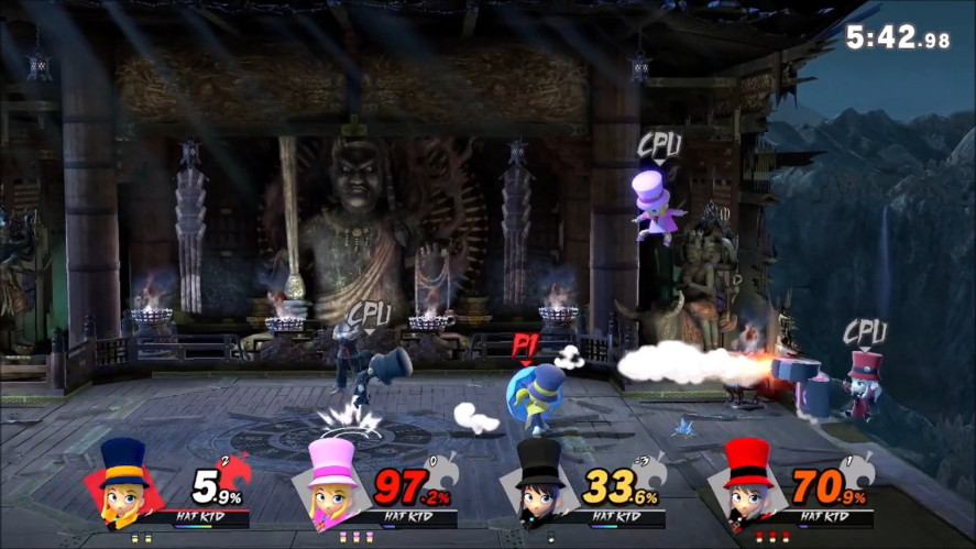 Hat Kid complementary mods(Alts,Smug,Announcer+..) Mod for Super Smash ...