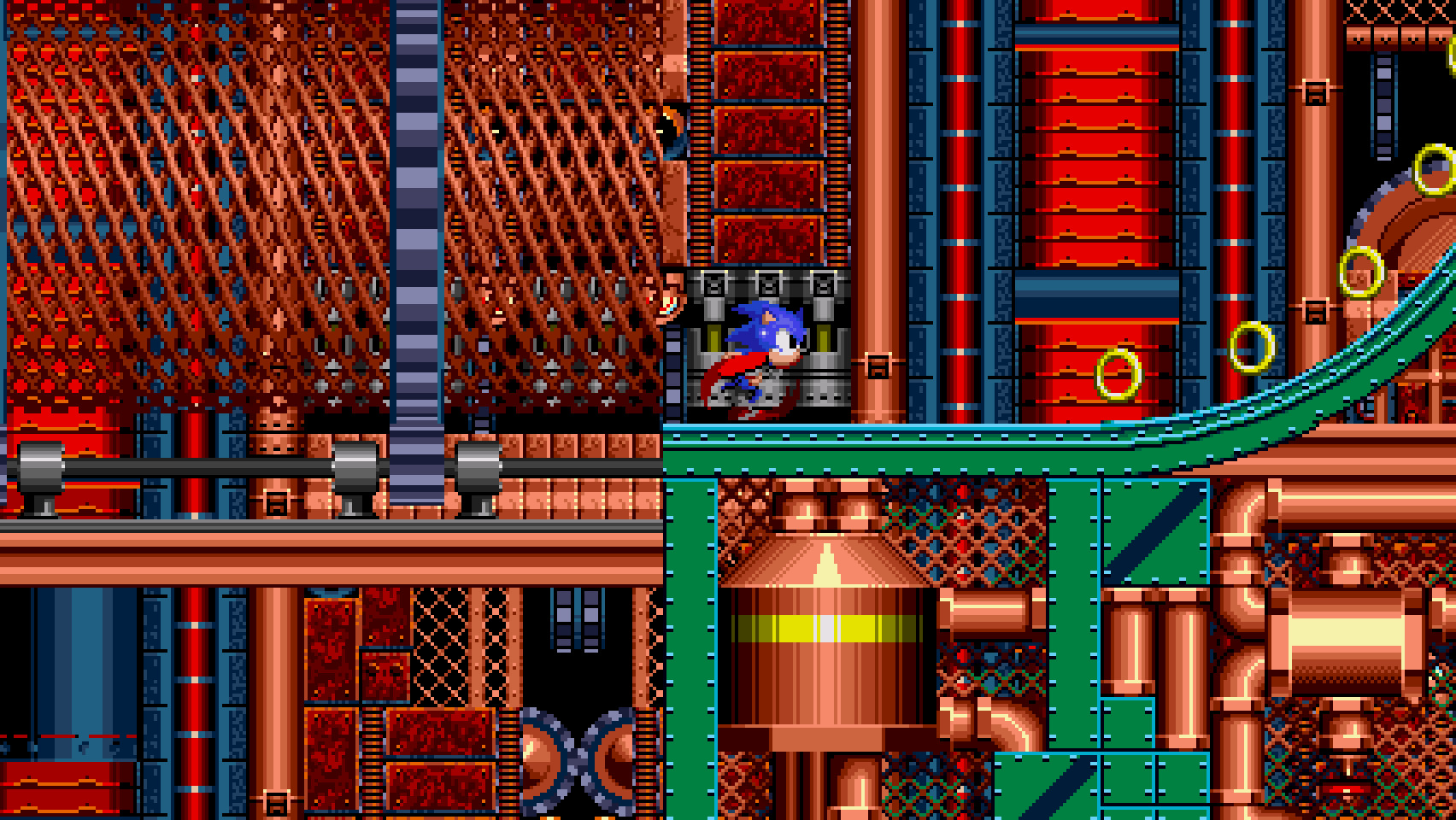 Simon Wai Metropolis Background + Early Palette Mod for Sonic The ...