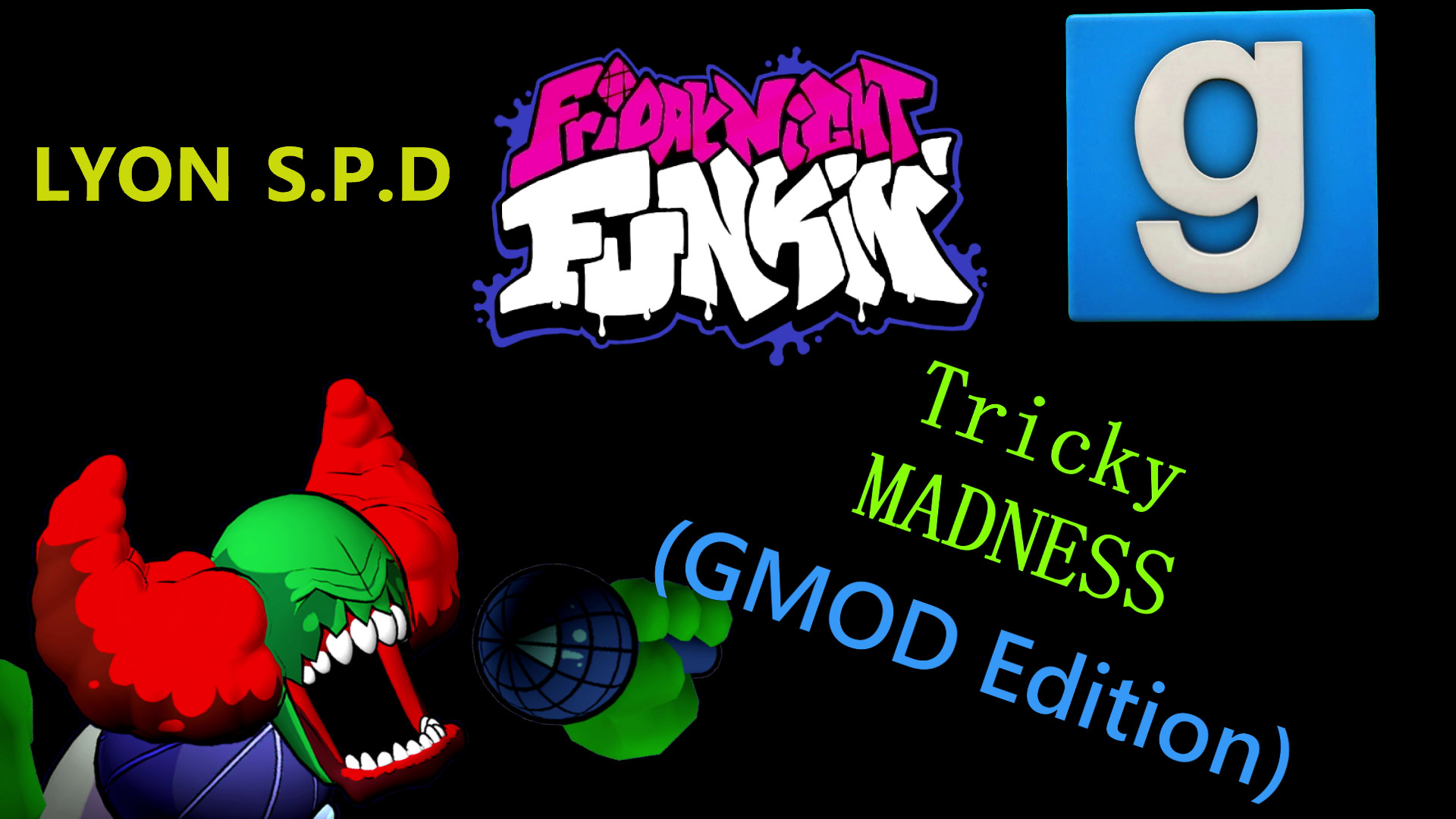 FNF tricky MADNESS! ( GMOD edition ) [Friday Night Funkin'] [Mods]