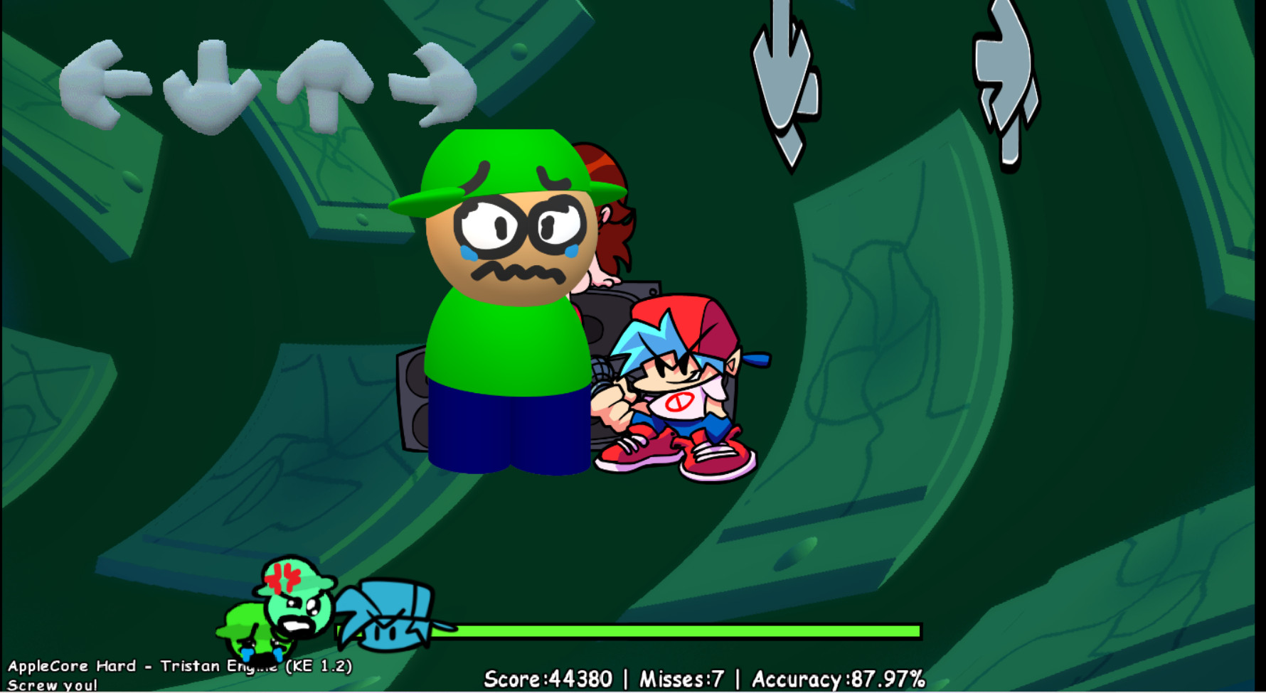 Mid Effort AppleCore Remastered :) Mod for Friday Night Funkin' | FNF Mods