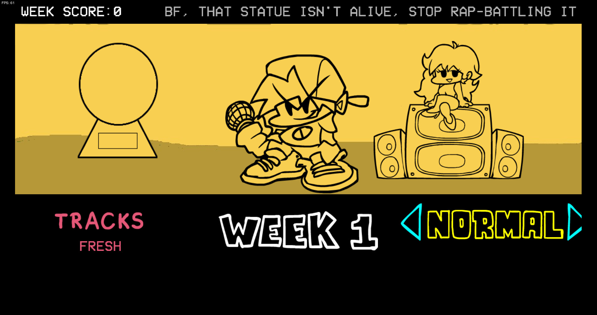 vs. a literal statue [demo] Mod for Friday Night Funkin' | FNF Mods