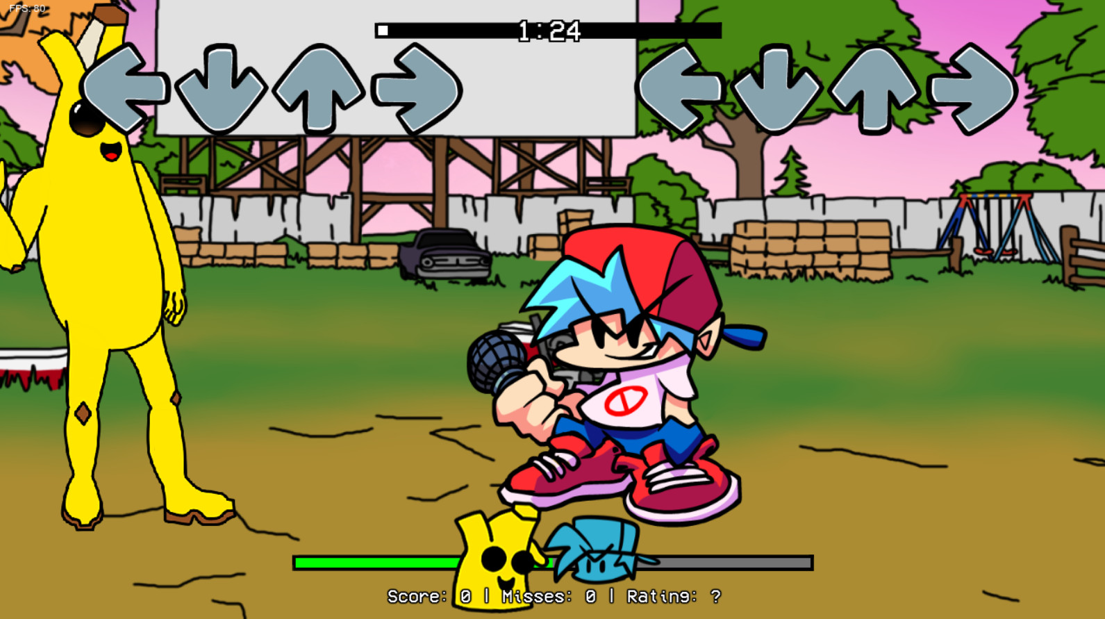 Friday Night Fortnite (Vs Peely) Mod for Friday Night Funkin' | FNF Mods