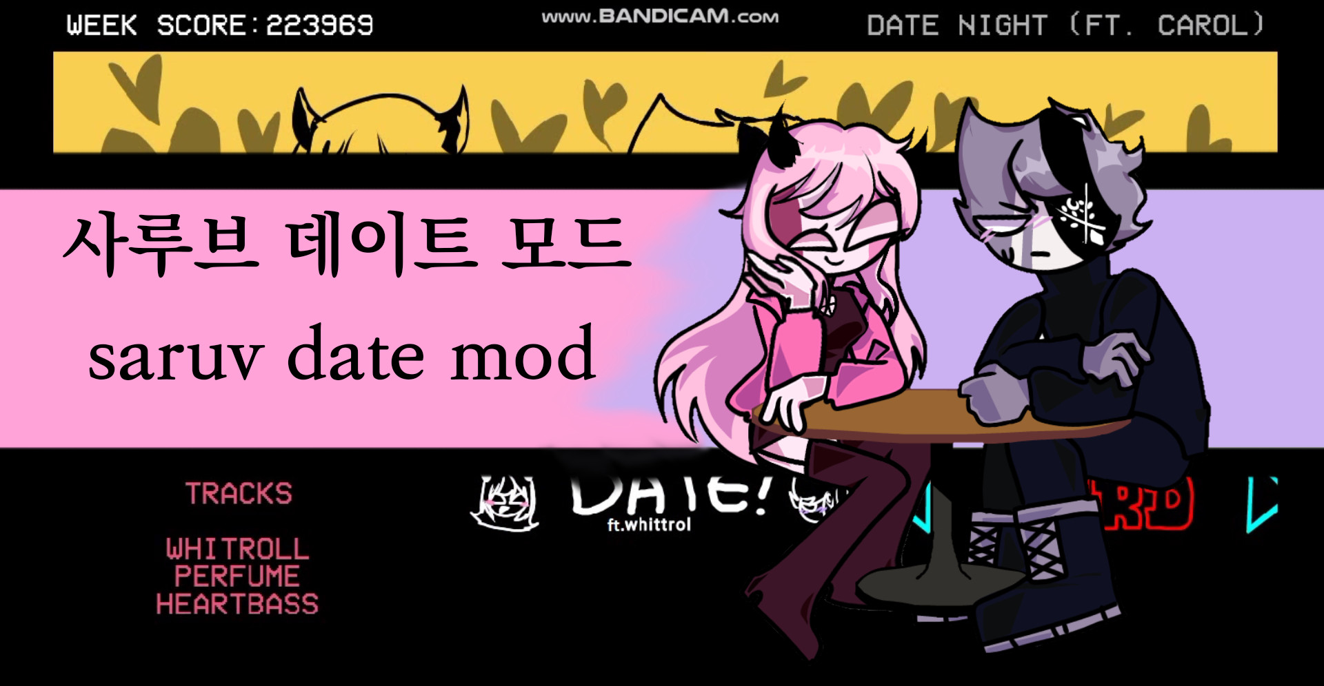 date week but sarv&ruv sing! Mod for Friday Night Funkin' | FNF Mods