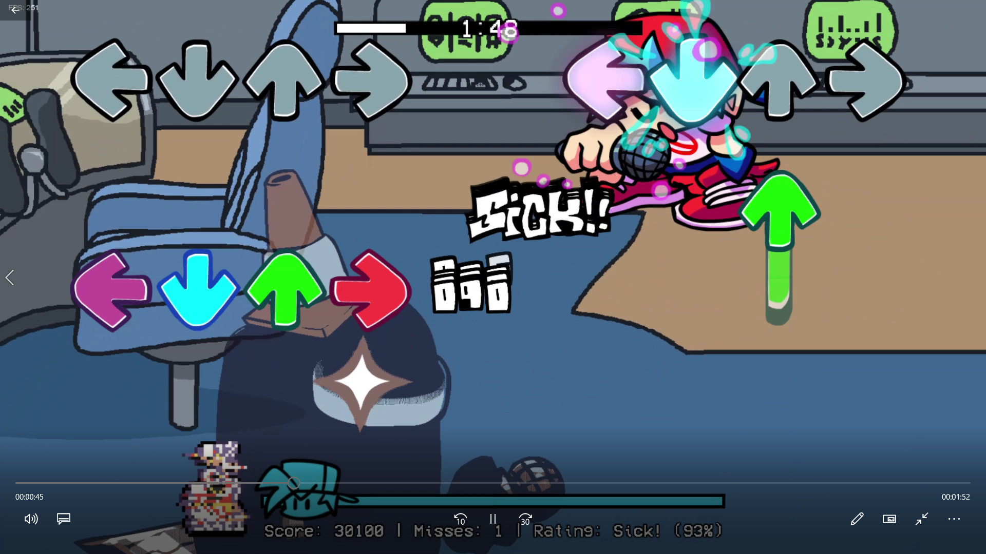 Whitty psych port Mod for Friday Night Funkin' | FNF Mods