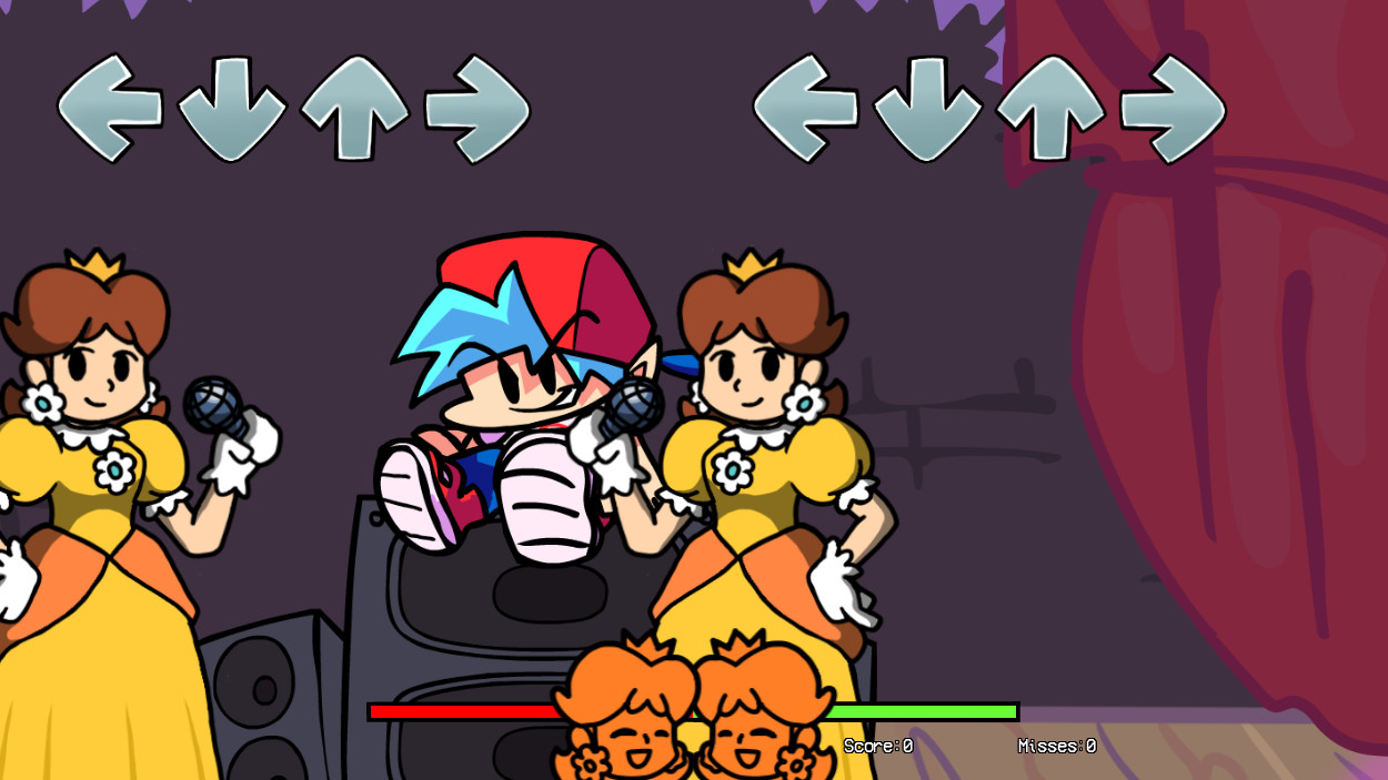 Daisy in Multiplayer Mod for Friday Night Funkin' | FNF Mods