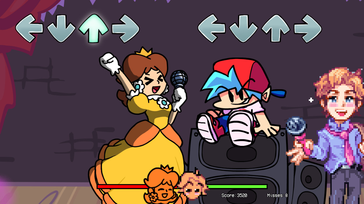 Daisy in Multiplayer Mod for Friday Night Funkin' | FNF Mods