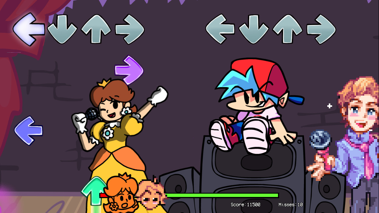 Daisy in Multiplayer Mod for Friday Night Funkin' | FNF Mods