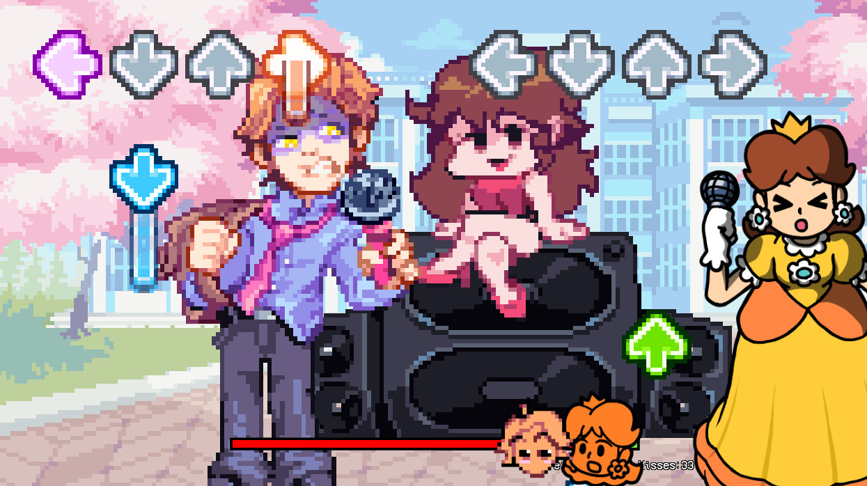 Daisy in Multiplayer Mod for Friday Night Funkin' | FNF Mods