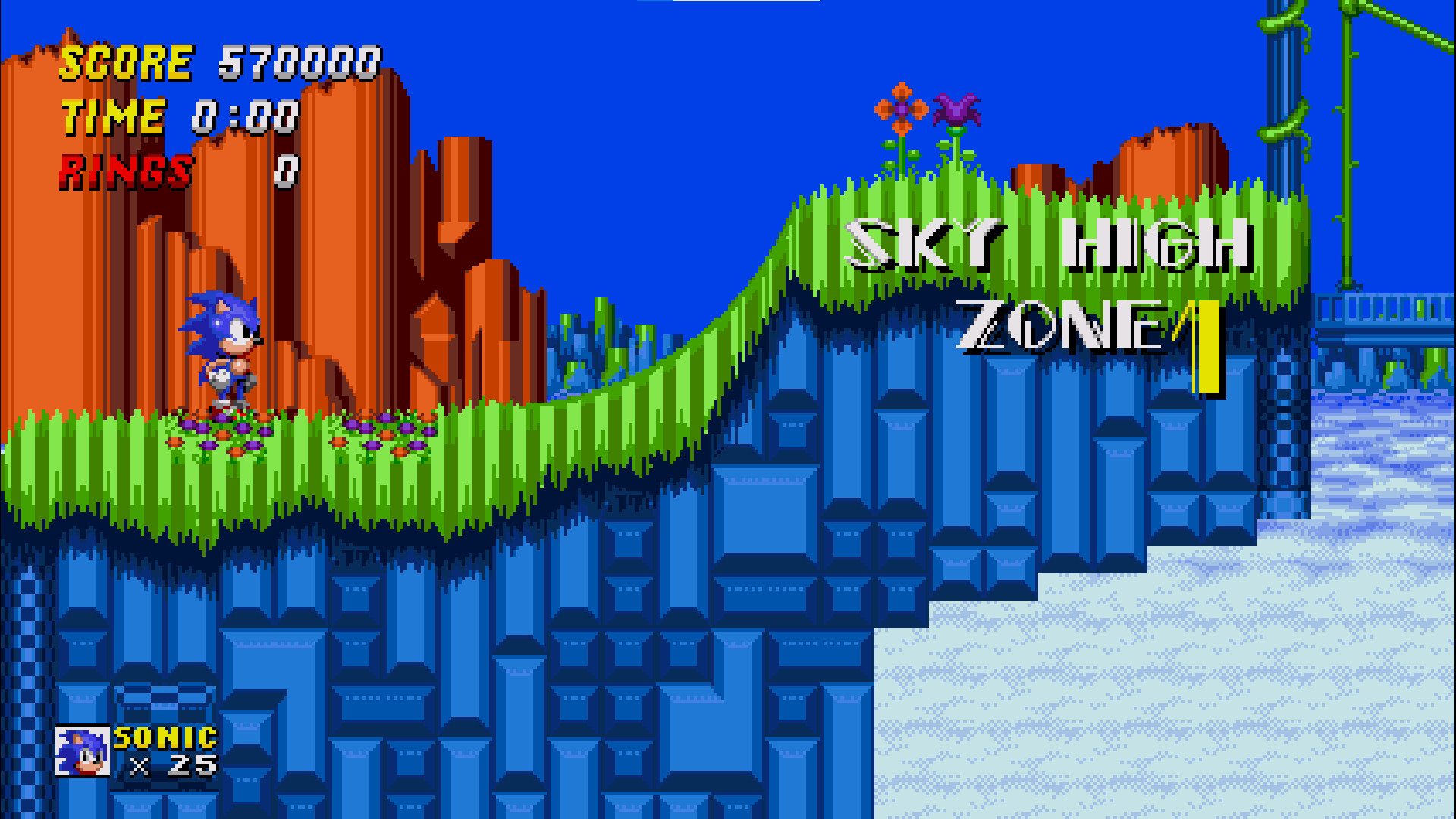 Sky High Zone over Hill Top Mod for Sonic The Hedgehog 2 Absolute | S2A ...