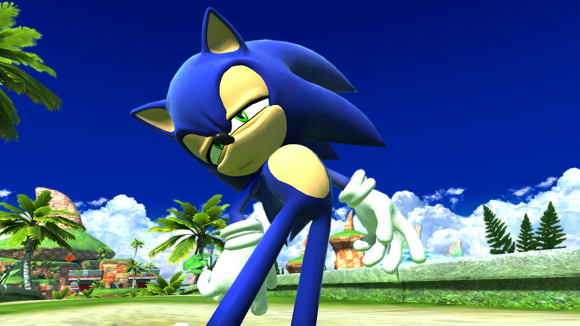 Sonic with Skin Eyelids and Blue Arms Mod for Sonic Generations (2011 ...