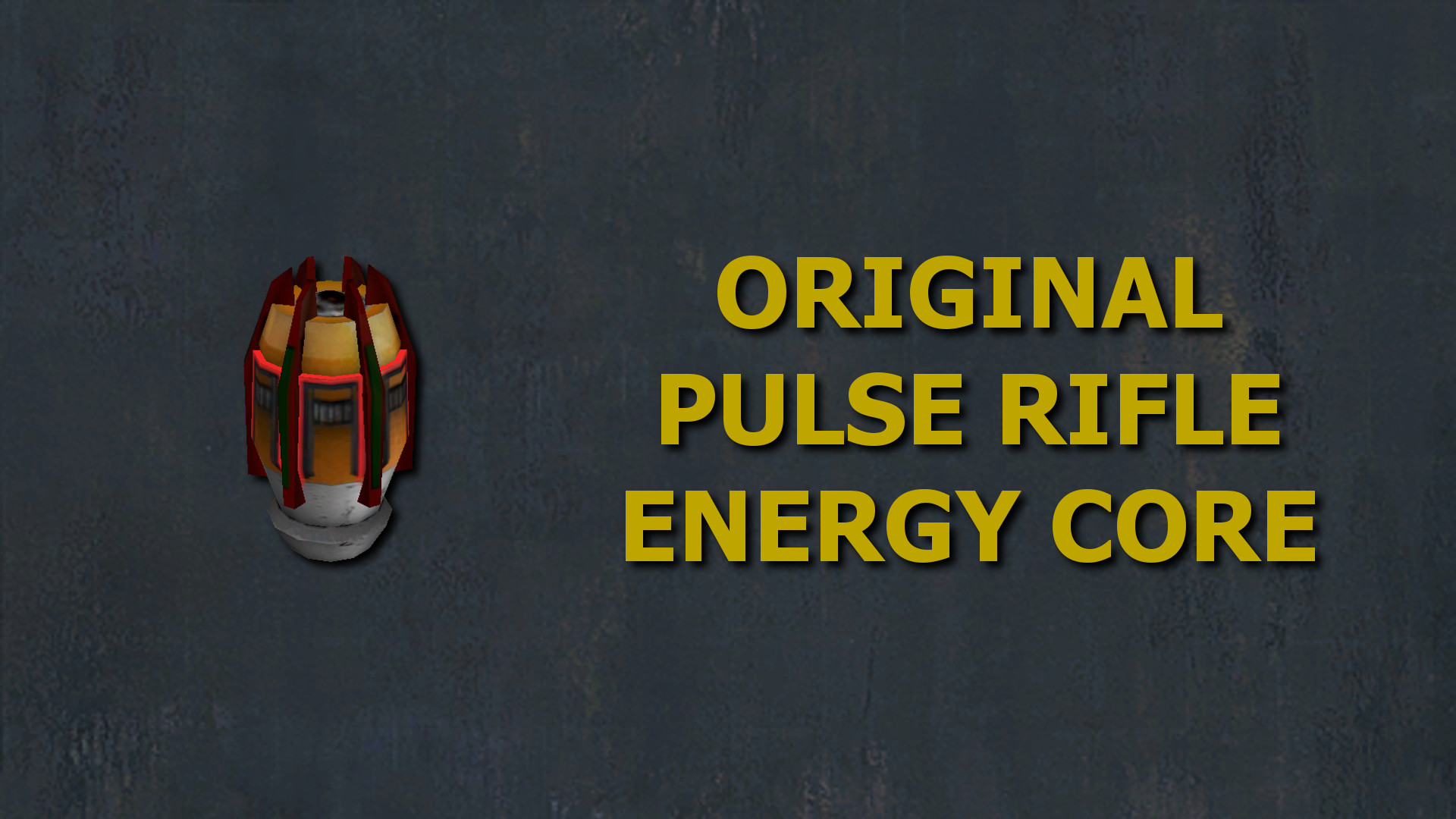 Original Pulse Rifle Energy Core Mod for Half-Life 2 | HL2 Mods