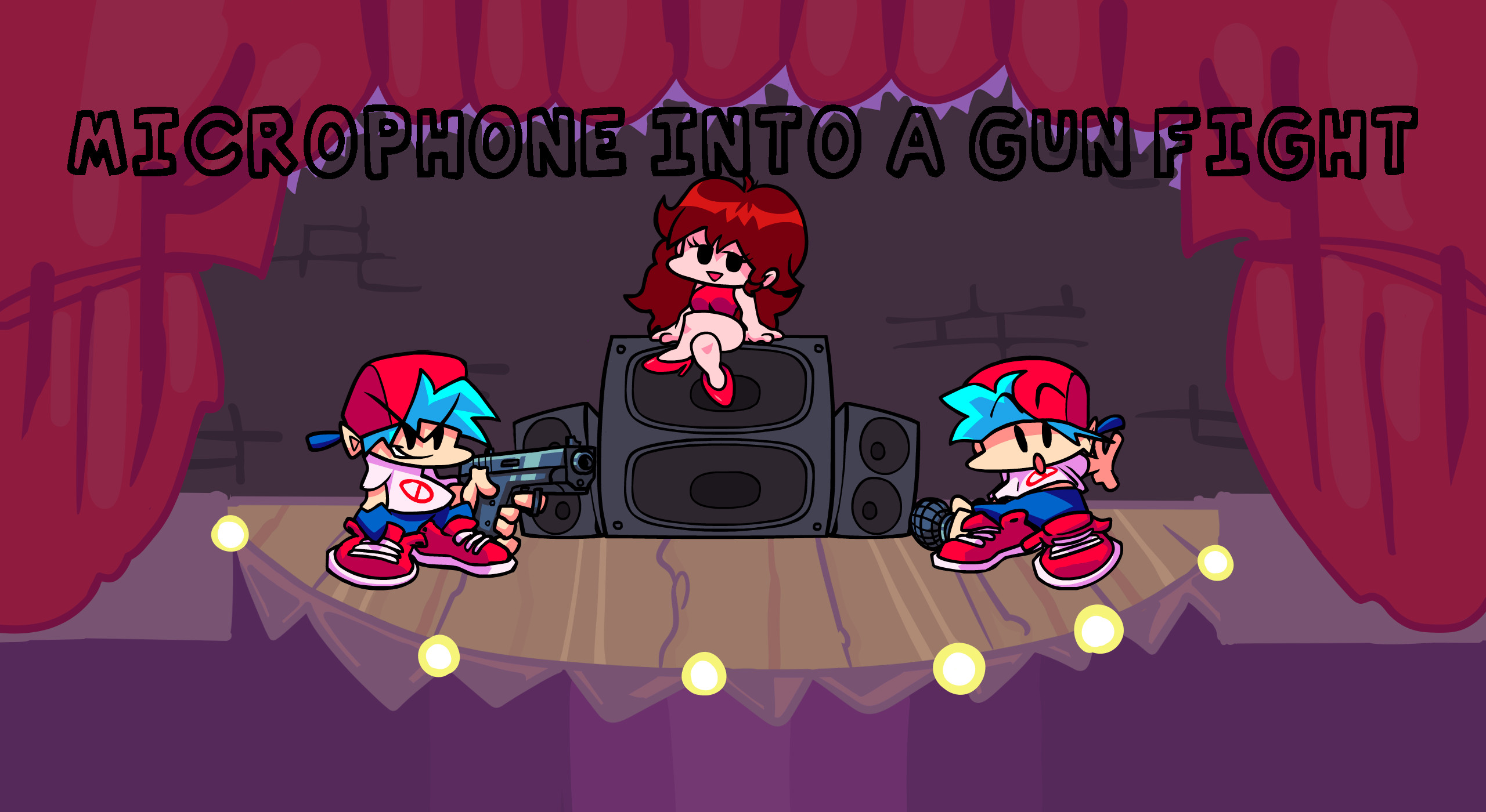 Microphone Into A Gun Fight [Friday Night Funkin'] [Mods]