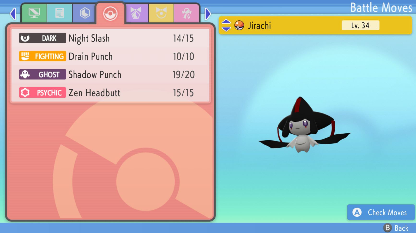 Shadow Jirachi [Pokemon Brilliant Diamond and Shining Pearl] [Mods]
