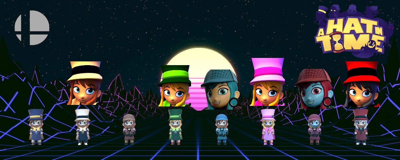 Hat Kid complementary mods(Alts,Smug,Announcer+..) Mod for Super Smash ...