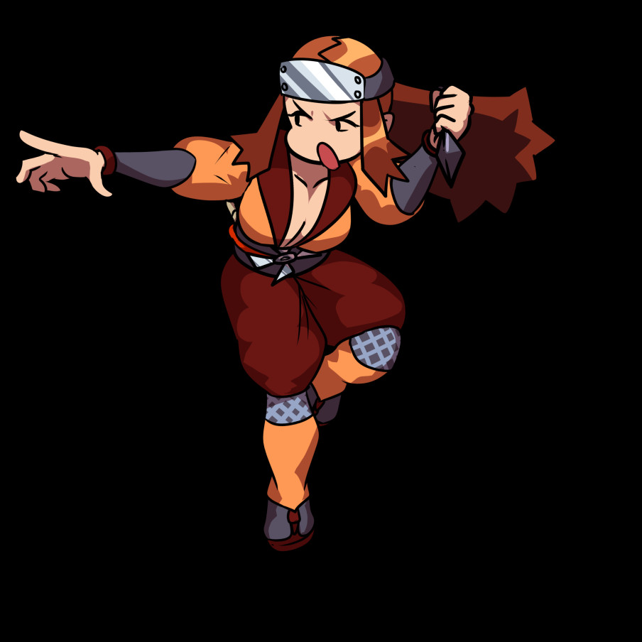 shuri and ken from shinobi scramble playable [Friday Night Funkin'] [Mods]