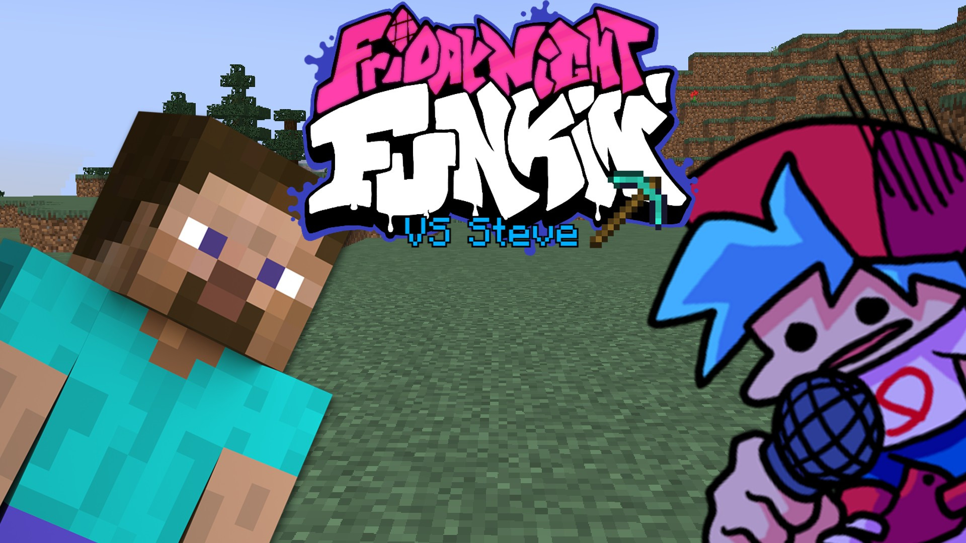 VS Steve - A Minecraft FNF Mod Mod for Friday Night Funkin' | FNF Mods