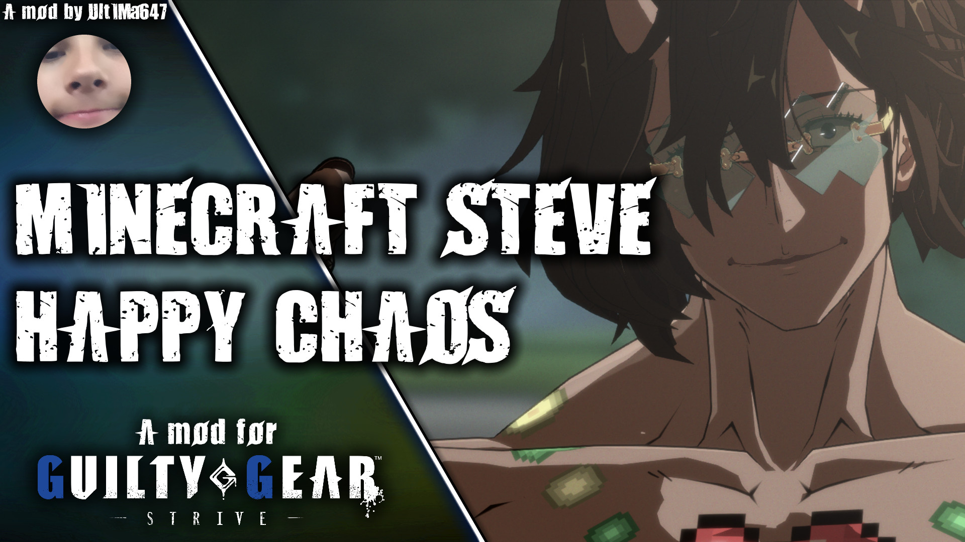 Minecraft Steve Chaos Mod for GUILTY GEAR -STRIVE- | GGST Mods