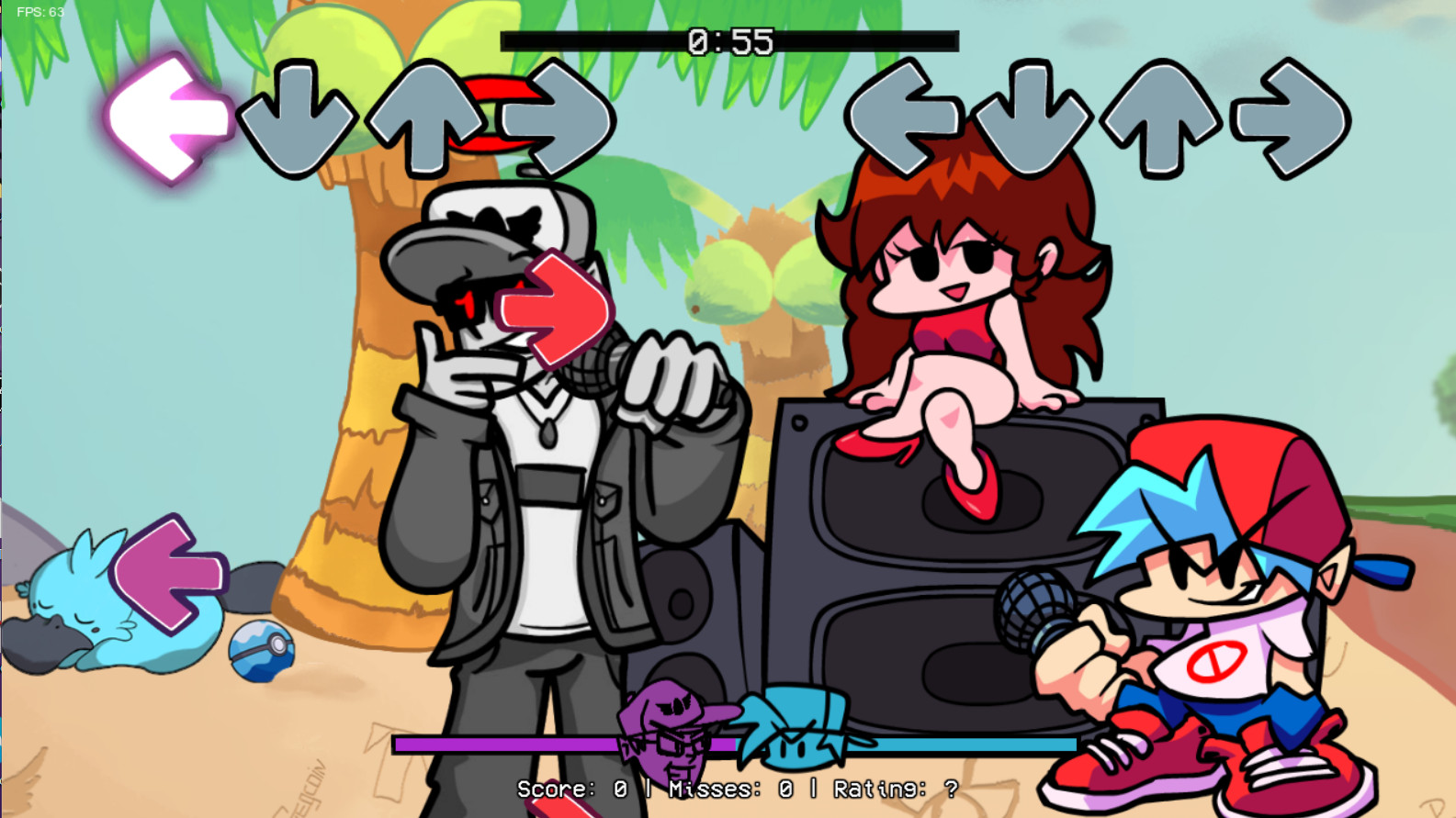 Expurgation Geese VS UniqueGeese Reskin [Friday Night Funkin'] [Mods]