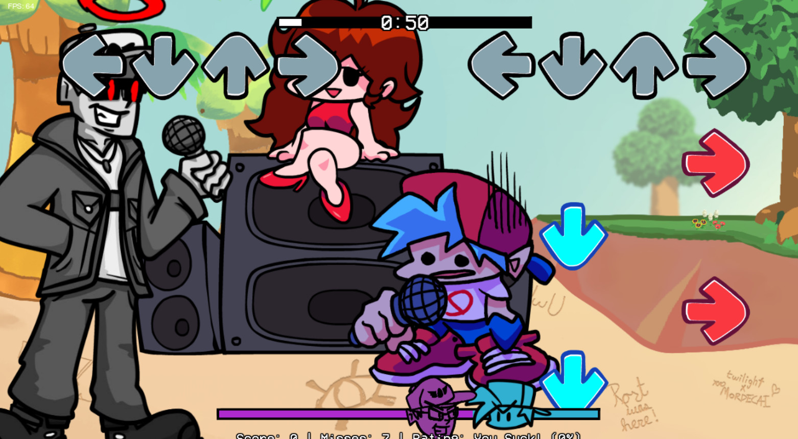 Expurgation Geese VS UniqueGeese Reskin [Friday Night Funkin'] [Mods]