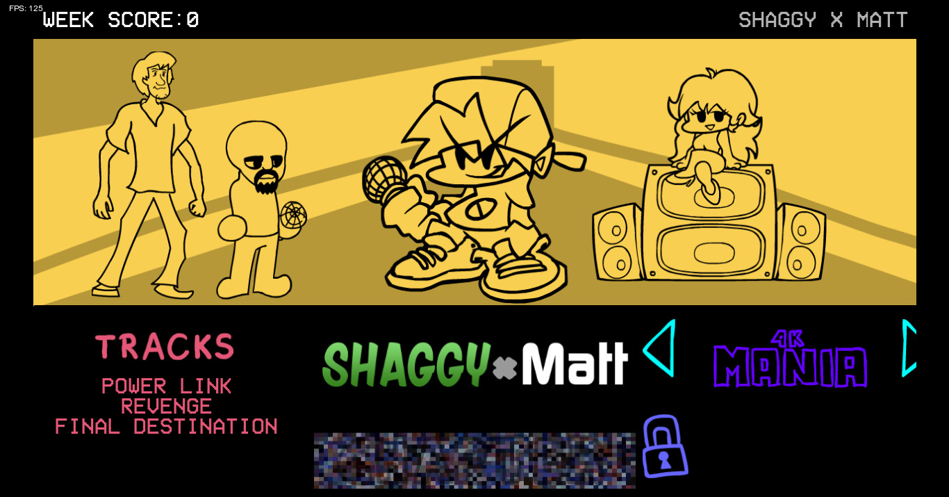 [6K+9K] Shaggy x Matt Psych Engine Port Mod for Friday Night Funkin ...