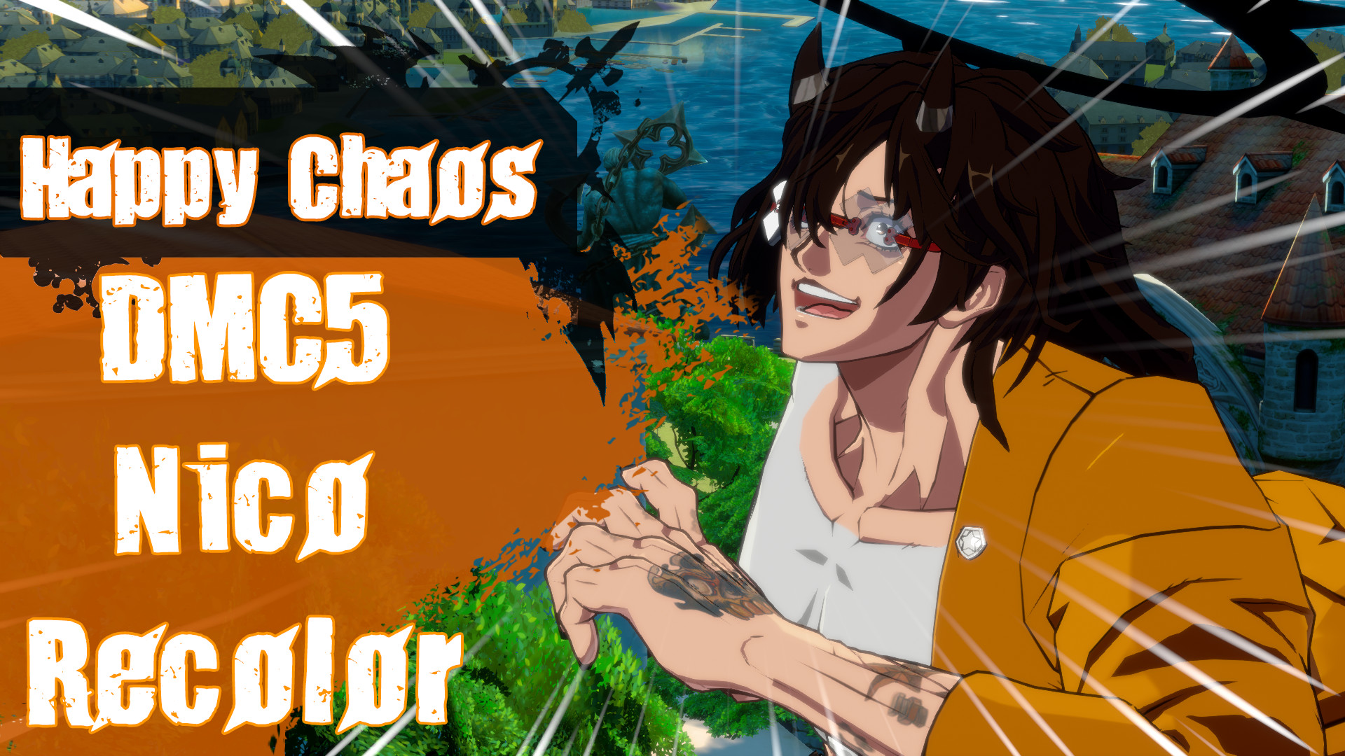 Nico DMC5 Recolor Happy Chaos [GUILTY GEAR -STRIVE-] [Mods]