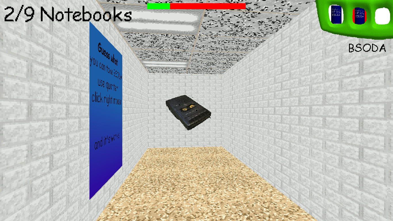 Baldi's Basics but 9 notebooks Mod for Baldi's Basics | Baldi Mods
