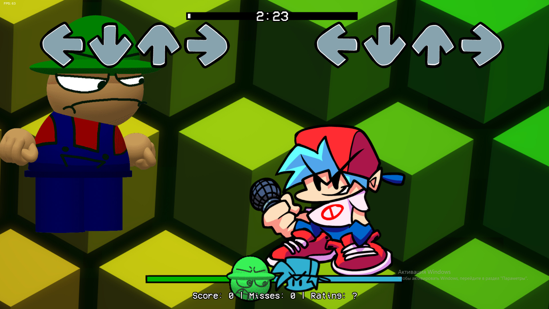 Dinner's sings monochrome [Friday Night Funkin'] [Mods]