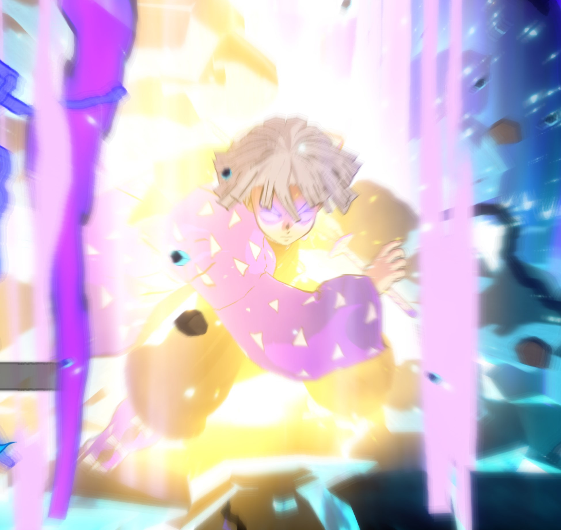 White and Purple Zenitsu Mod for Demon Slayer: The Hinokami Chronicles ...