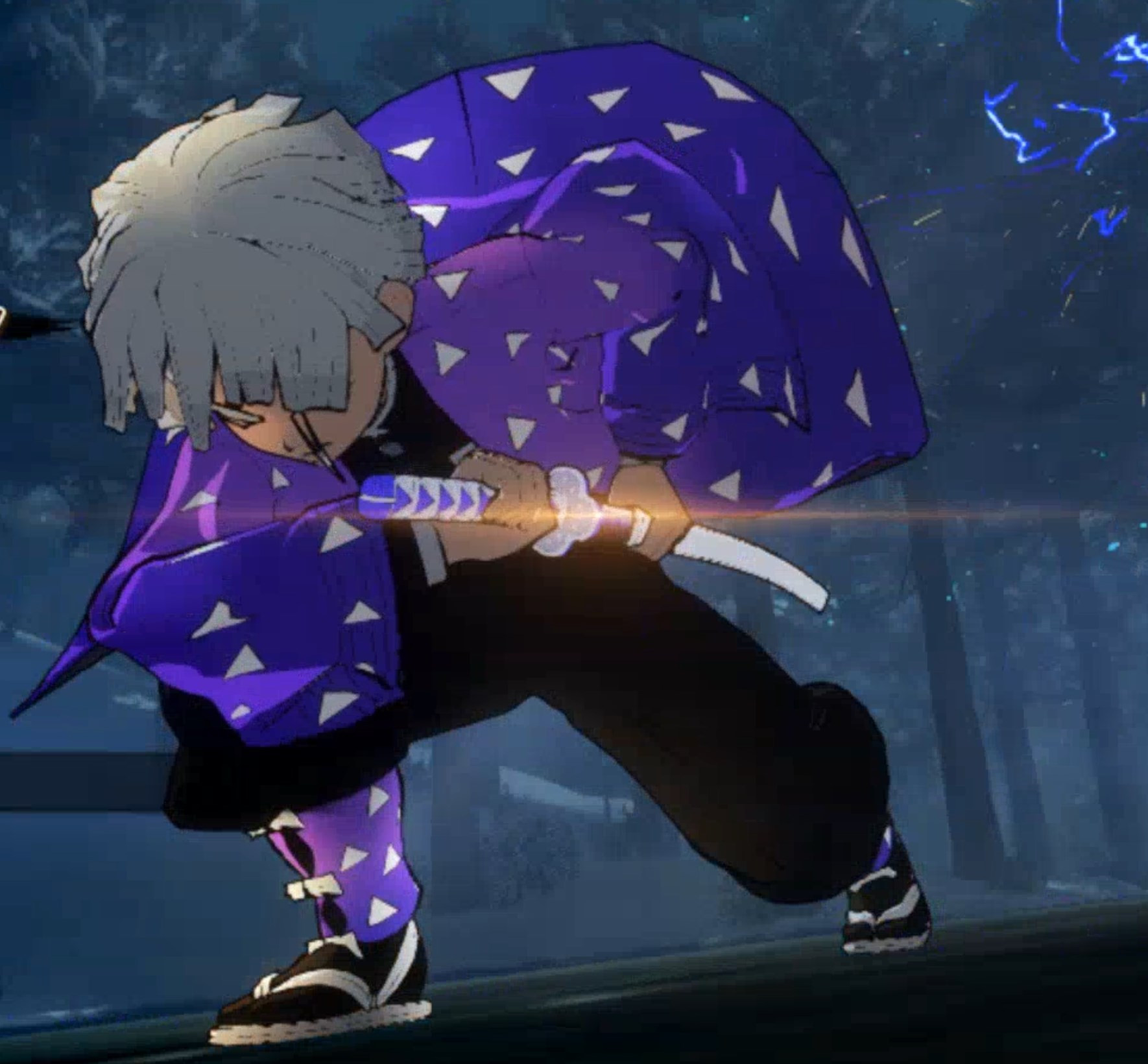 White and Purple Zenitsu Mod for Demon Slayer: The Hinokami Chronicles ...
