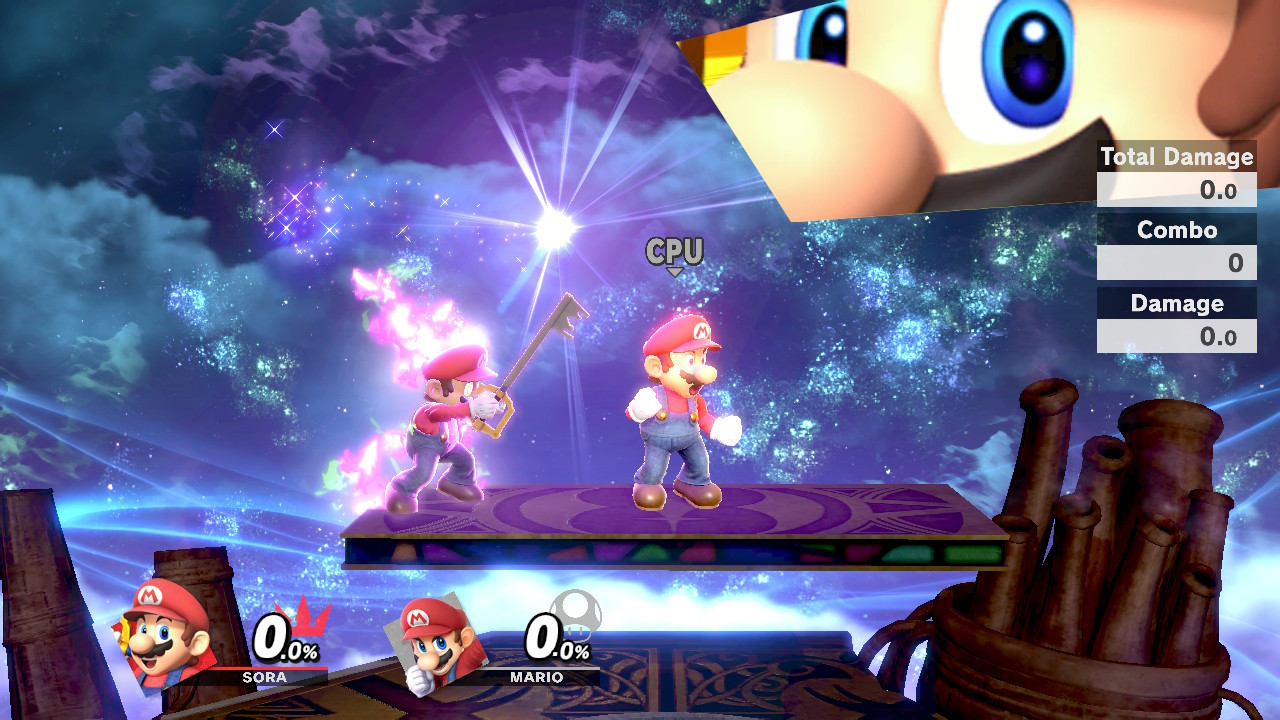 Mario Over Sora Mod for Super Smash Bros. Ultimate | SSBU Mods