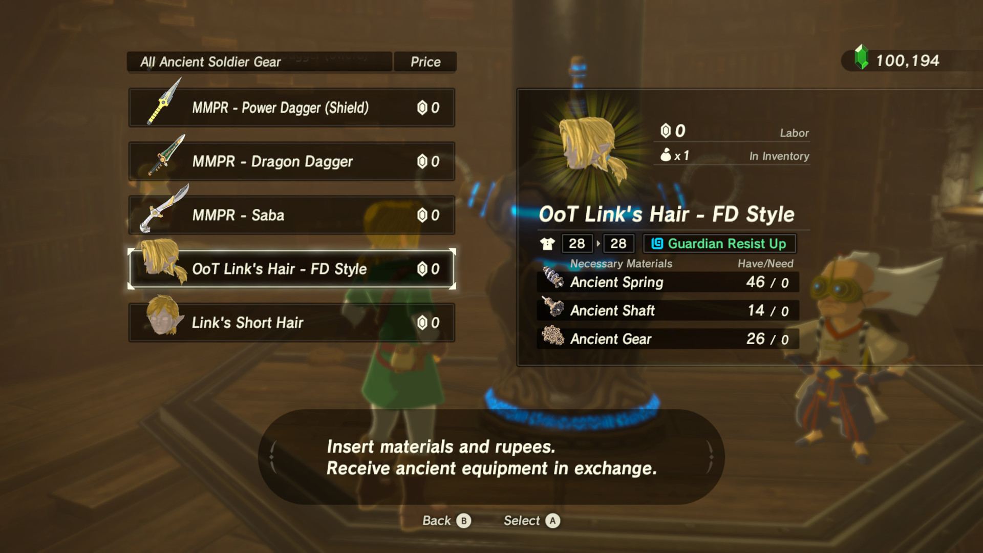 Standalone of Issuelink's Fierce Deity Hair Mod for The Legend of Zelda ...